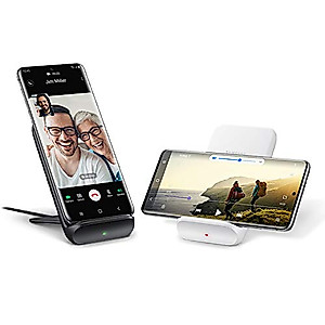 Samsung Electronics Wireless Charger Trio, Qi Compatible - Charge up to 3 Devices at Once - for Galaxy Phones, Buds, Watches, and Apple iPhone Devices, White (US Version)