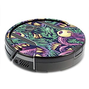MightySkins Skin Compatible with Shark Ion Robot R85 Vacuum Minimum Coverage - Eyes and Teeth | Protective, Durable, and Unique Vinyl wrap Cover | Easy to Apply, Remove | Made in The USA
