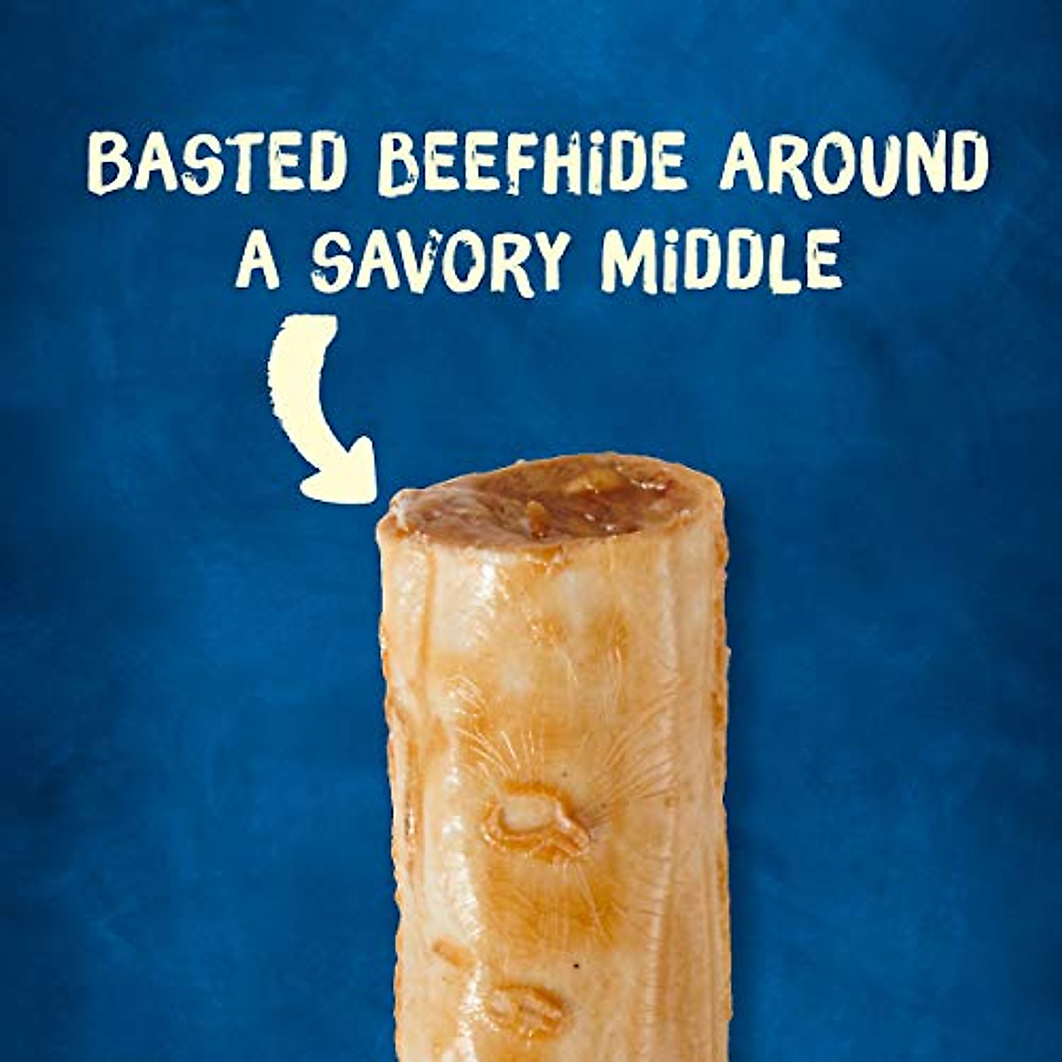 Purina Busy Rawhide Large Breed Dog Bones, Rollhide - (12) 2 ct. Pouches