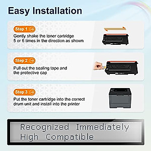 TESEN TN850 TN820 HL-L6200 Compatible Toner Cartridge Replacement for Brother TN850 TN820 for use with Brother HLL6200DW HLL6200DWT HLL6250DW MFCL5800DW DCPL5650DN DCPL5600DN Printer 4 PK HIGH Yield