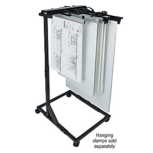 Arnos Hang-A-Plan, Mobile Blueprint Storage Rack, Height Adjustable