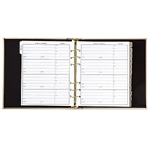 Hallmark Refillable Address Book (Cream)