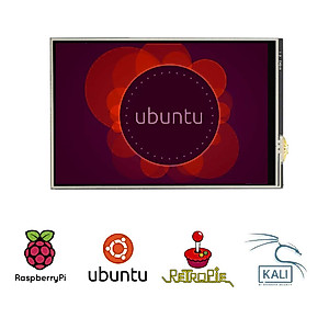 JUN-ELECTRON for Raspberry Pi 4 Touch Screen with Case, 3.5 inch Touchscreen with Fan, 320x480 Monitor TFT LCD Game Display