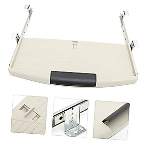 Tofficu 1pc Computer Keyboard Case Desk Keyboard Tray Computer Holder for Desk Computer Keyboard Tray Under Table Pen Tray Under Table Box Keyboard Storage Tray Desk Organizer Foshan
