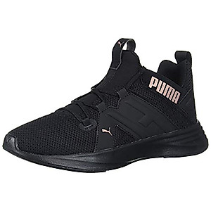 PUMA Women's Contempt Demi Mesh Cross Trainer Seaker (Black, 8)