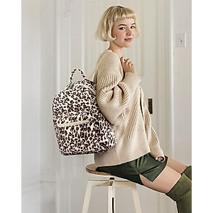 LOVEVOOK Mini Backpack for Women Light Weight Small Waterproof fashion Backpack Purses Daily Backpack Leopard