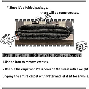 LHOMKCV Vintage Floral Round Area Rug,4ft,Yellow Roses Green Leaves on Dark Green Background Design Rugs, Non Slip Washable Throw Rug Carpet, Rustic Circle Rug for Kitchen Bedroom Living Room