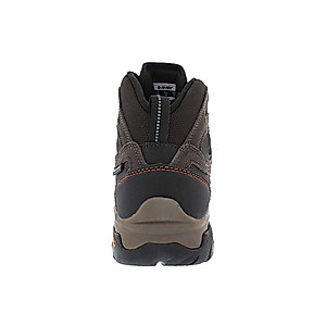 HI-TEC Men's XT Explorer Mid WP Chocolate/Burnt Orange Mid-Calf Leather Boot - 8M