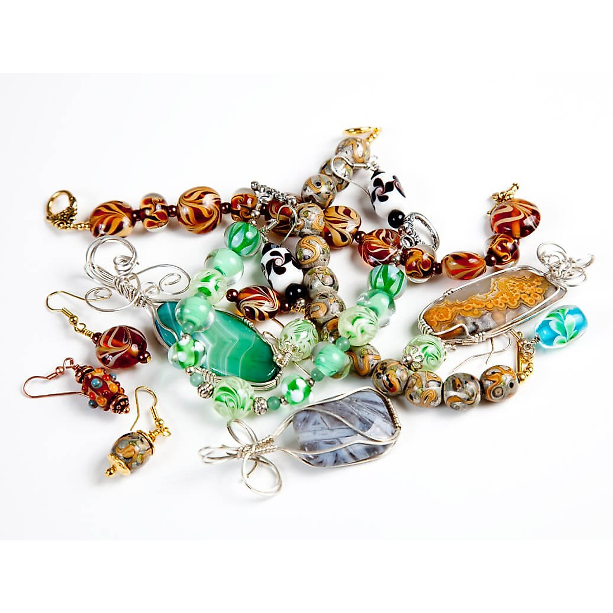 PAXCOO 6 Pack Jewelry Beading Wire for Jewelry Making Supplies and Craft (24 Gauge)