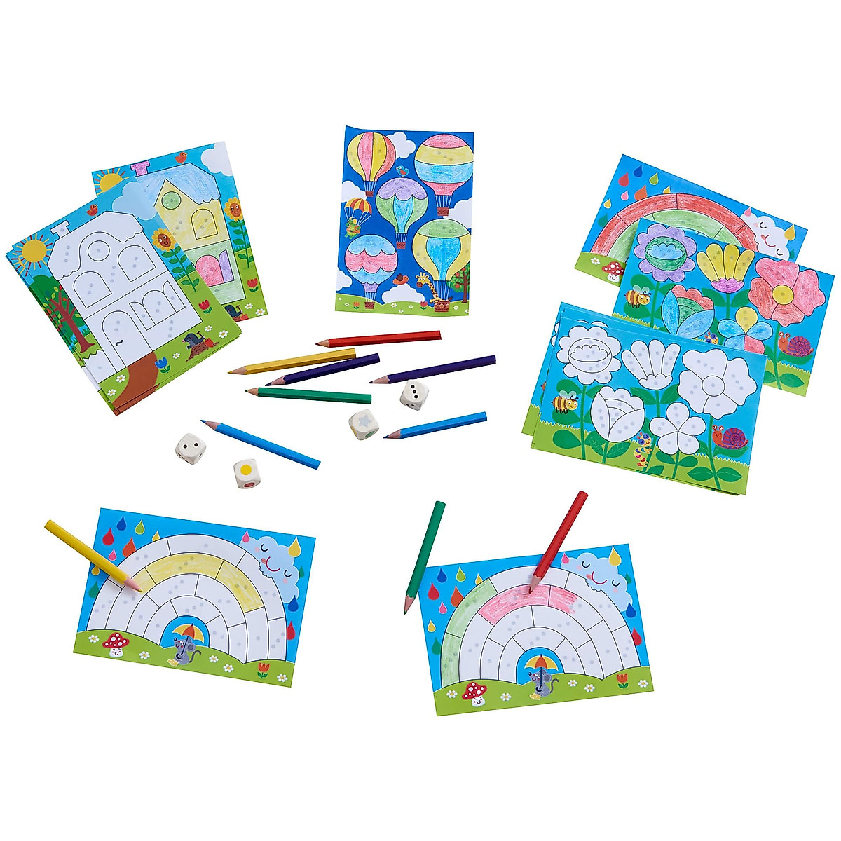 HABA Color It! - A Roll & Write Coloring Game with 2 Variants