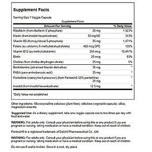 Swanson Activated Vitamin B-Complex High Bioavailability 60 Veg Capsules