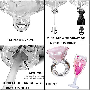 READIGO Hot Pink Babe Girl Last Ride Bachelorette Party Decorations, Space Cowgirl Nashville Bachelorette Balloons Garland, Bridal Sash, Last Disco Rodeo Bridal Shower Party Backdrop