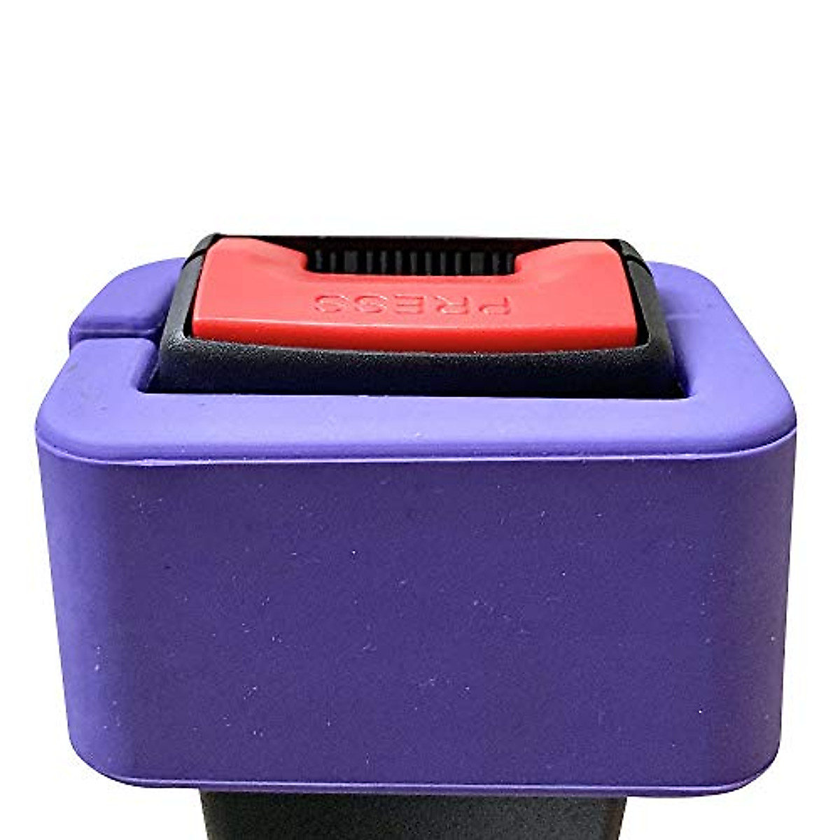 BPA-FREE Buckle Booster (Short Model, With Side Slit), Raises & Stabilizes Your Buckle - Fasten Your Car Seat Belt Easily - Innovative Design Snaps Around Receptacle - Fun Kid Safety Stickers (5-Pack)