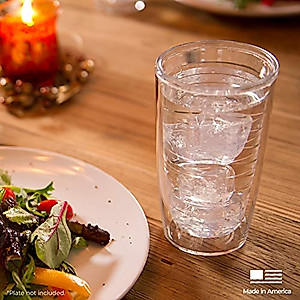 Tervis Freshwater Fish and Lures Made in USA Double Walled Insulated Tumbler Travel Cup Keeps Drinks Cold & Hot, 16oz, Clear