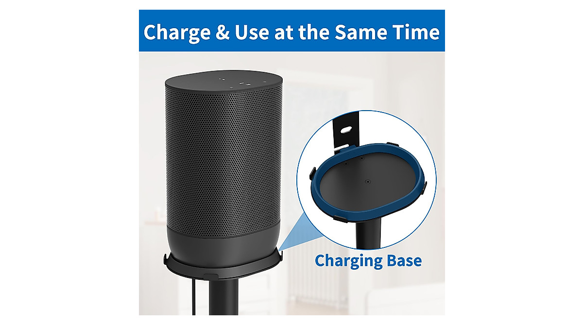 Heavy Duty Speaker Stand for Sonos Move - Easy Setup