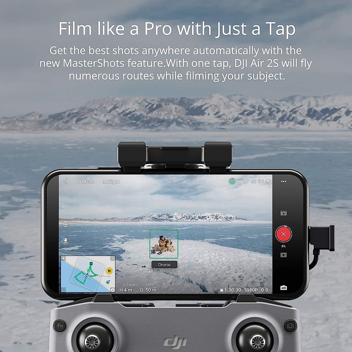 DJI Air 2S Drone Fly More Combo with Remote Controller (Renewed)