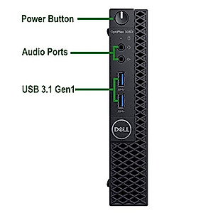 Dell OptiPlex 3060 Tiny Computer Micro Tower PC, Intel Core i5-8500T Processor, 16GB DDR4 Ram, 512GB NVMe SSD, Display Port, HDMI, Wi-Fi, Wireless Keyboard & Mouse, Windows 10 Pro (Renewed)