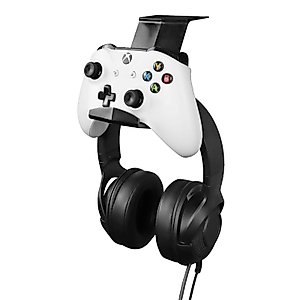 VOMENC Game Controller Under Desk Gamepad Controller Mount Holder for Xbox ONE Switch PS4 PS5 Xbox Series X|S STEAM PC Nintendo, Strong Adhesive Holder for Universal Gamepad