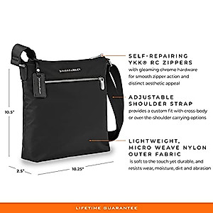 Briggs & Riley Rhapsody-Cross Body Bag, Black, One Size