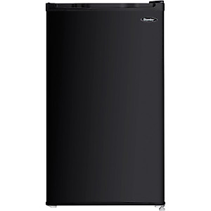 Dnby Premium Mini Fridge Appliances Compact Small Apartment Size 3.2 Cu Ft Refrigerator in Black