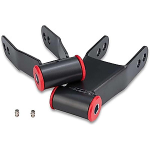 410520 Rear Drop Lowering Shackle Suspension Kit 2-3" Compatible With 1988-1998 Chevy & Gmc C1500/C2500 1988-2019 Silverado Sierra 1500 Gmc Sierra 1500 K2500 Yukon 2wd 4wd Replaces