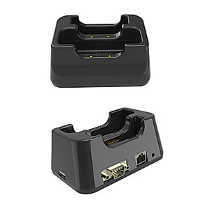 REORON 5.5 inch Windows10 Pro 4GB+64GB Handheld Terminal PC with Docking Station, Black