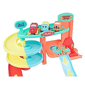 Lots to Play Toys - Multi-Story Baby Car Parking Garage - JC Toys