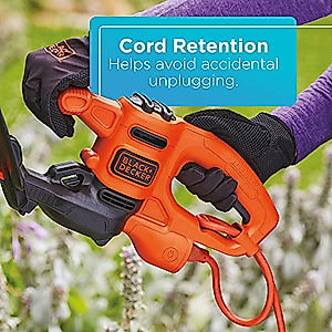 BLACK+DECKER Electric Hedge Trimmer, 17-Inch (BEHT150)