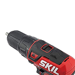 SKIL 2-Tool Kit: PWRCore 12 Brushless 12V 1/2 Inch Cordless Drill Driver and 1/4 Inch Hex Impact Driver, Includes Two 2.0Ah Lithium Batteries and One Standard Charger - CB738501