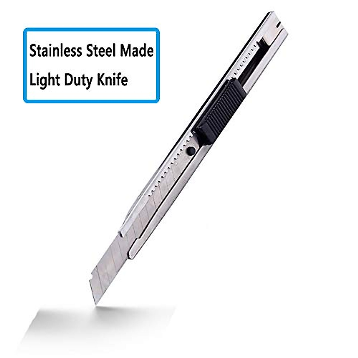 WEKOIL 9mm Snap Off Utility Knife 5 Pack High Hardness Retractable Box Cutters with Snap Off Blades,Art Craft Hobby Cutter 9mm Knife for Home Office Workstation