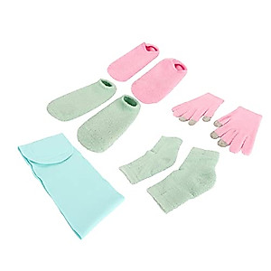 Moisturizing Gel Repair Gloves for Hand Foot Elbow Neck Hydrating Skin Repair Hydrating Covers Neck Elbow Hand Foot
