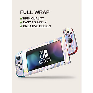 by Unbranded Switch 8'' x 4'' Skin Cute Kawaii Cartoon Character Design Sticker, Fun Funny Fashion Cool Unique Switch Game Skins for Girls Boys Kids Stickers
