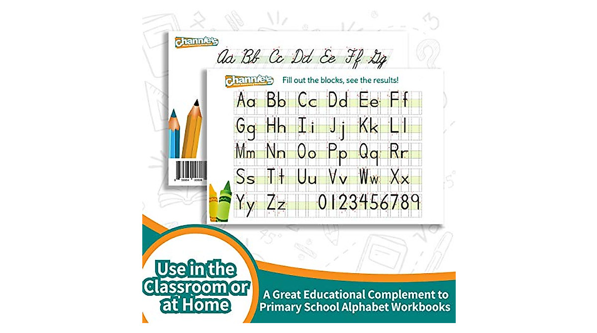 Channie’s Workbook Set: Handwriting & Math for Kids