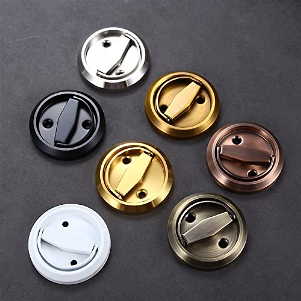 EKoKim Hidden Door Lock Handles Stainless Steel 304 Drawer Pulls Furniture Handles Handles for Cabinets and Drawers Wardrobe Pulls 1Pcs (Color : Green Bronze)