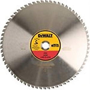DEWALT 14-Inch Metal Cutting Blade, Ferrous Metal Cutting, 66-Tooth (DWA7747), Silver