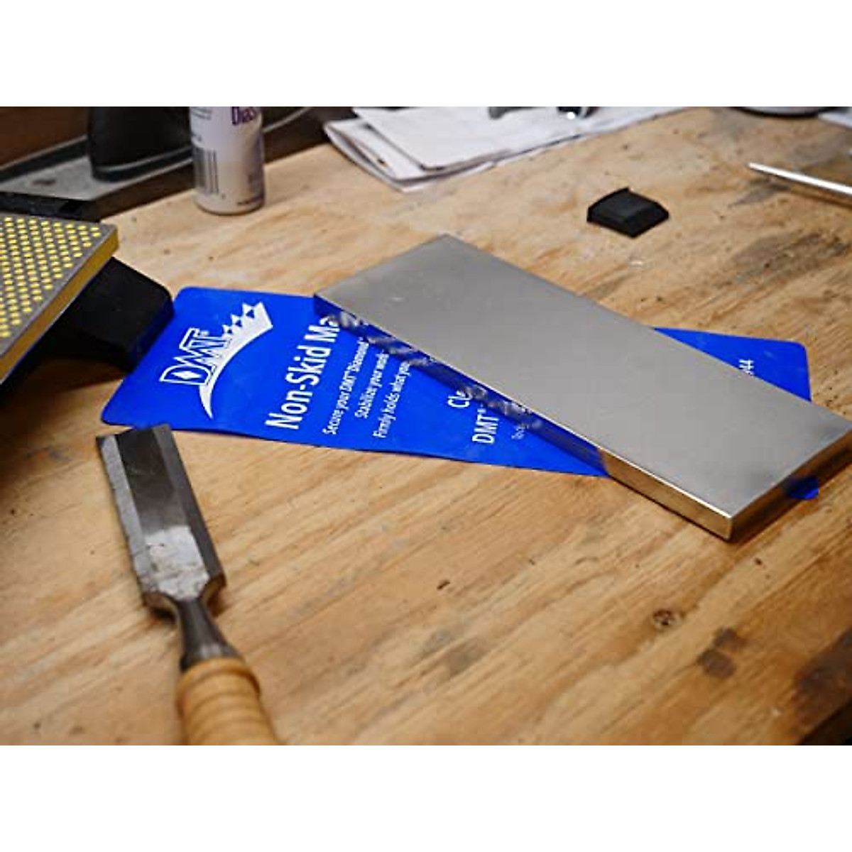 Diamond Machining Technology (DMT) D8XX Dia-Sharp Diamond Sharpening Stone Bench Plane, Extra Extra Coarse, 8 Inch