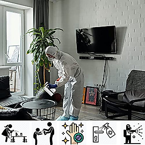 Wireless Disinfectant Fogger Mist Gun, Portable Nano Mist Sprayer, Handheld Electric Sprayer Steam Gun Rechargeable Atomizer Sprayer for Home, Indoor, Office, School, Car, Garden, Outdoor(White)