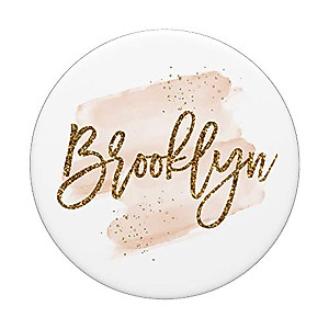 Brooklyn Girls Name Gift Trendy Modern Teen Tween Ladies PopSockets PopGrip: Swappable Grip for Phones & Tablets
