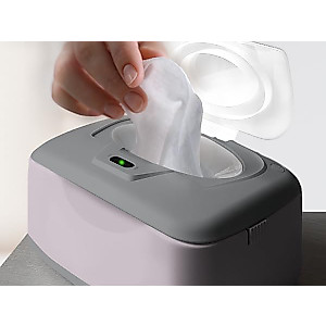 Baby Wet Wipe Warmer & Dispenser, Holder and Case - with Easy Press On/Off Switch, Only Available at Amazon