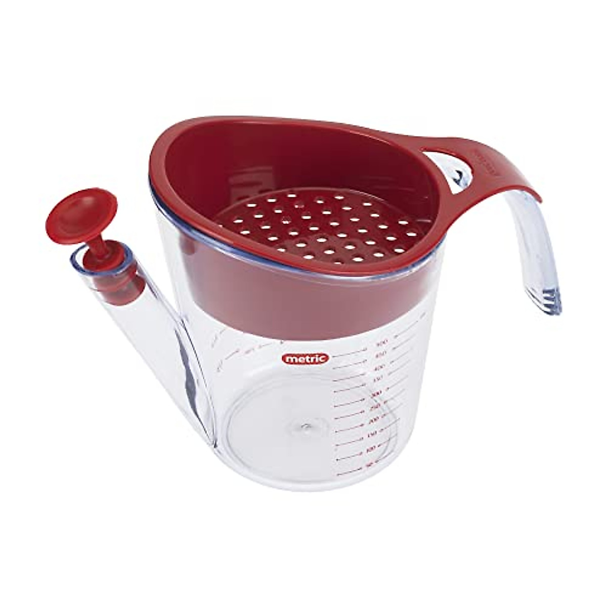 Goodcook Fat Separator, Medium, Clear & Grey