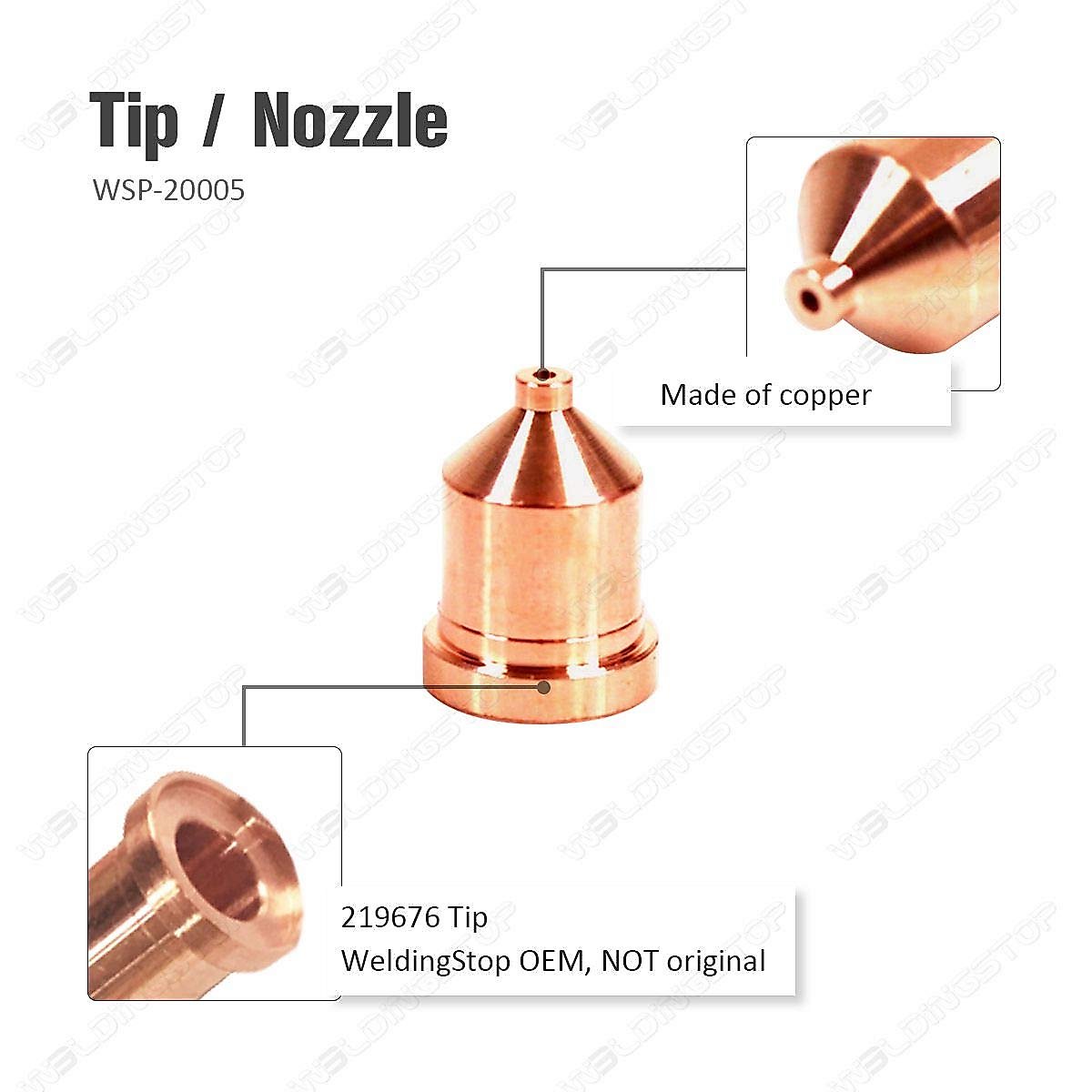 ICE-60T/TM Plasma Torch Electrode Tip Drag Shield for Miller Spectrum 875 Cutter 17pcs