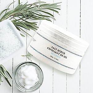 Vivo Per Lei Body Scrub - Exfoliating Body Scrub with Dead Sea Minerals - Dead Sea Salt Scrub for Hands & Legs - Body Exfoliant for a Supple Beach Body - 350 g/ 12.34 oz