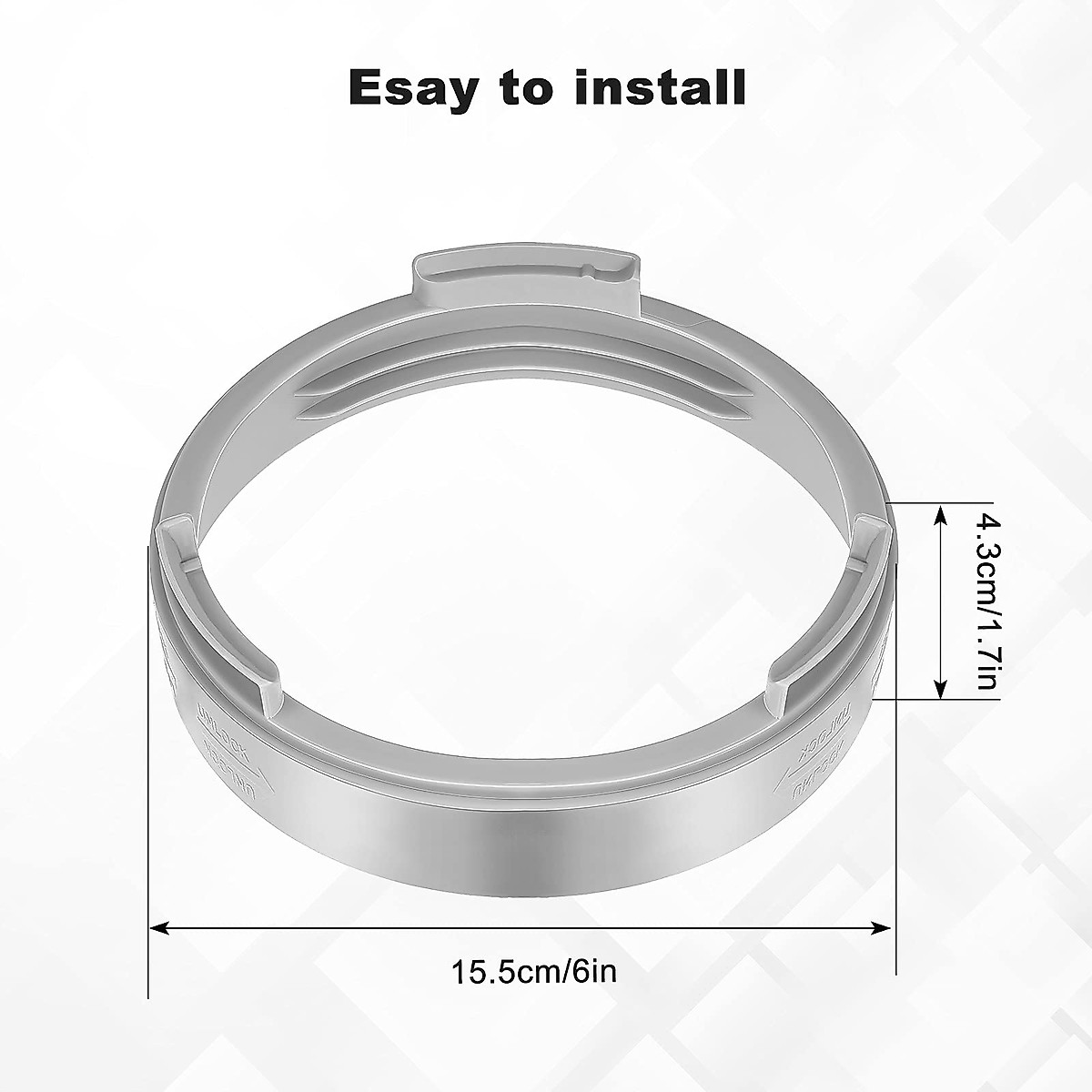 2 Pieces Portable Air Conditioner Hose Connector Window Adapter Exhaust Hose Connector Coupler Tube Connector Mobile Air Conditioning Accessories for Mobile Air Conditioning Exhaust Hose, 2 Sizes