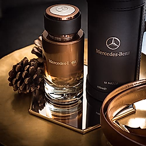 Mercedes-Benz - Le Parfum - Irresistible Fragrance For Men - Wood And Leather Scent - For Dynamic, Leading Personalities - Pink Pepper, Bergamot, Violet Leaves, Amber Notes - Eau De Parfum - 4 Fl Oz