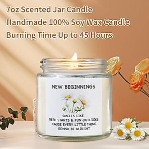 Lokaheadr New Chapter Gifts, Divorce Gifts for Women, Break Up, Farewell Gifts for Friends Bestie Sister, Divorce Party Decorations, Coworker Leaving Gift, Bracelet & Greeting Card Gifts Set