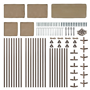 NOWENSOL Carport Canopy 10x20ft Heavy Duty with Removable Sidewalls & Doors, Portable Car Port Garage Shelter for Boat, Party, Outdoor Camping Tent, UV Resistant