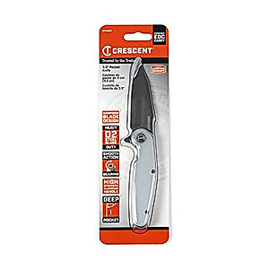 Crescent 3-1/2 Inch Harpoon Blade Aluminum Handle Pocket Knife - CPK350A