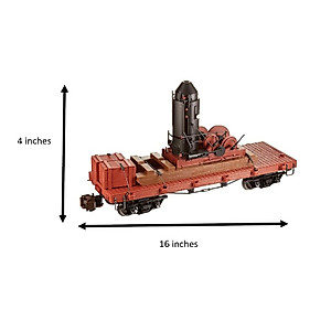 Bachmann Industries Log Skidder with Crate on 20' Log Car - Large "G" Rolling Stock (1:20 Scale)