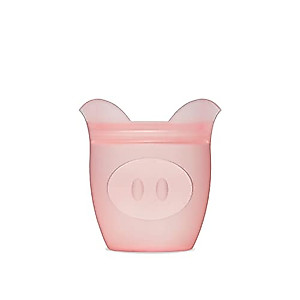 Zip Top Reusable 100% Silicone Baby + Kid Snack Containers- The only containers That Stand up, Stay Open and Zip Shut! No Lids! Made in The USA - Full Set of 4