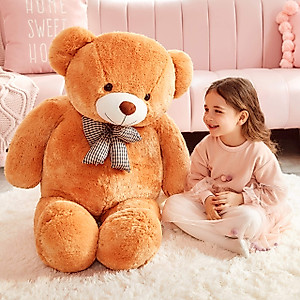 IKASA Giant Teddy Bear Plush Toy Stuffed Animals (Brown, 47 inches)